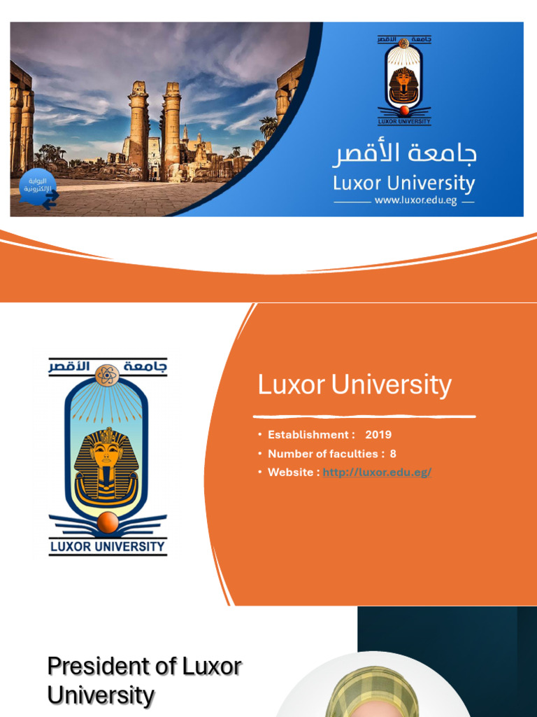Luxor University: Diverse Academic Offerings | PDF | Medicine | Medical ...