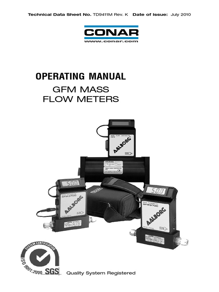 02 AAL MA GFM-Mass-Gas-FlowMeter 09H Ce | PDF | Flow Measurement ...