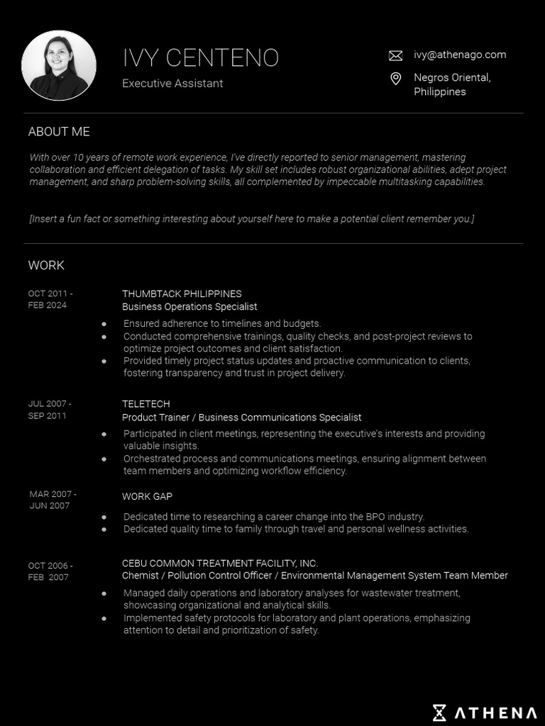 Resume Template Variants | PDF | Computing