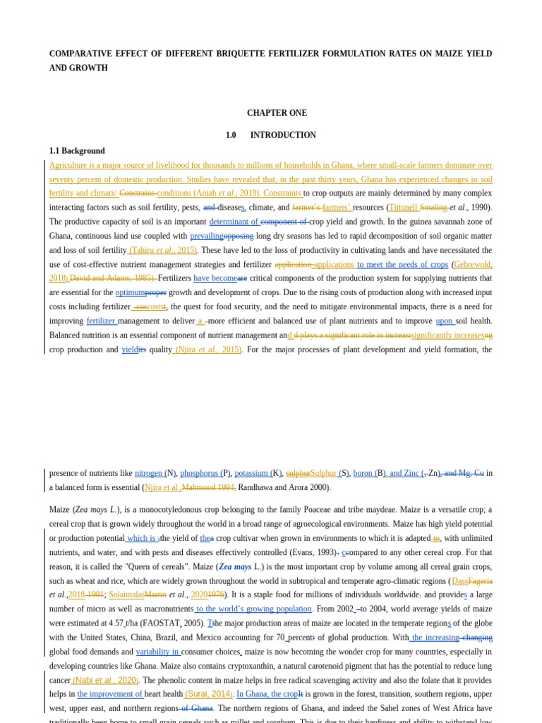 Corrected Work | PDF | Fertilizer | Soil