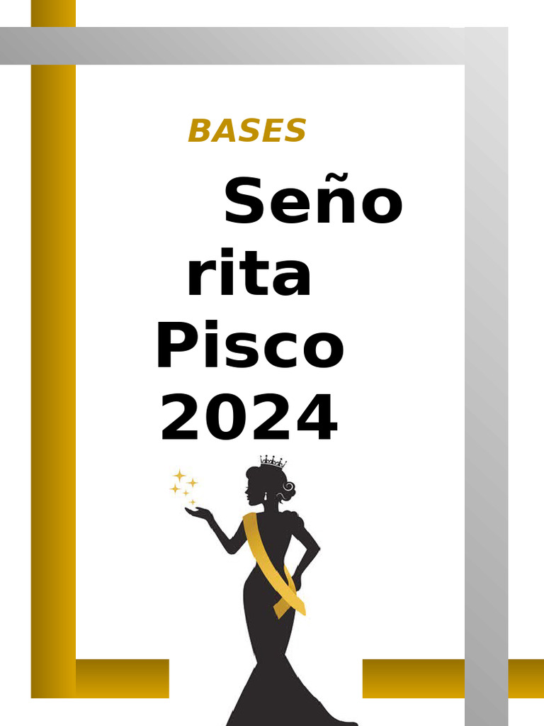 1. BASES SEÑORITA 2024 | PDF