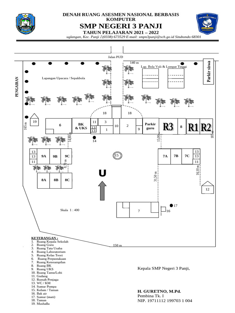 Denah Ruang Anbk | PDF