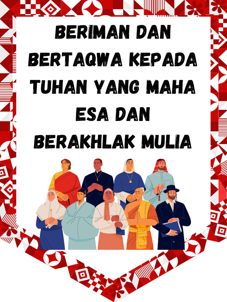 Beriman Dan Bertaqwa Kepada Tuhan Yang Maha Esa Dan Berakhlak Mulia_20240716_180829_0000 | PDF