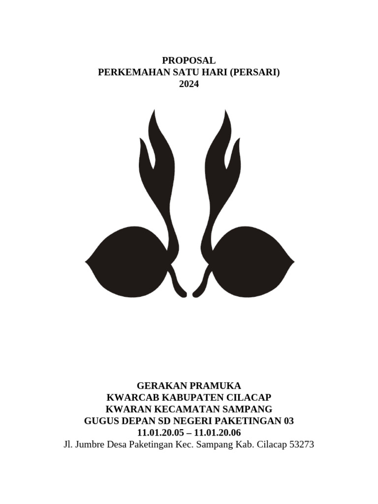 PROPOSAL PERSARI sd paketingan 03 KURANG NO KTA | PDF