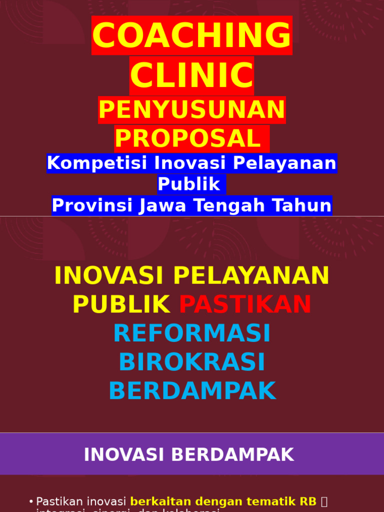 Penyusunan Proposal KIPP Jateng 2023 | PDF