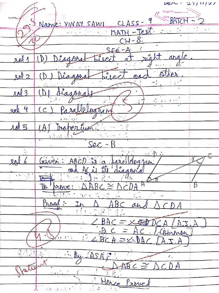 Vinay Saini ( Maths 19-11-24) | PDF