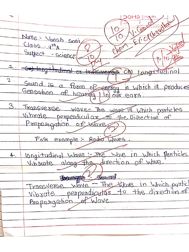 Vansh Soni (Science 23-11-24) | PDF