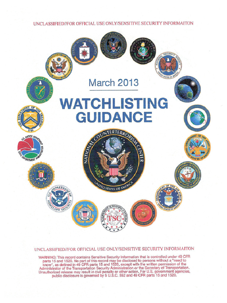 2013 Watchlist Guidance | PDF