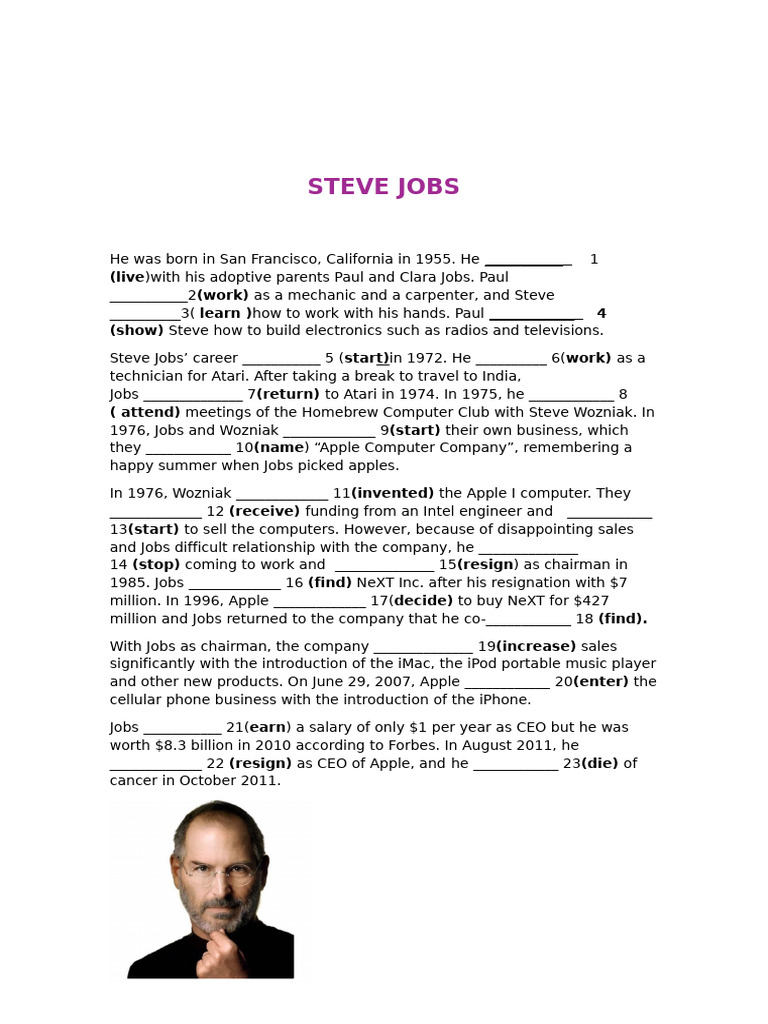 Steve Jobs | PDF