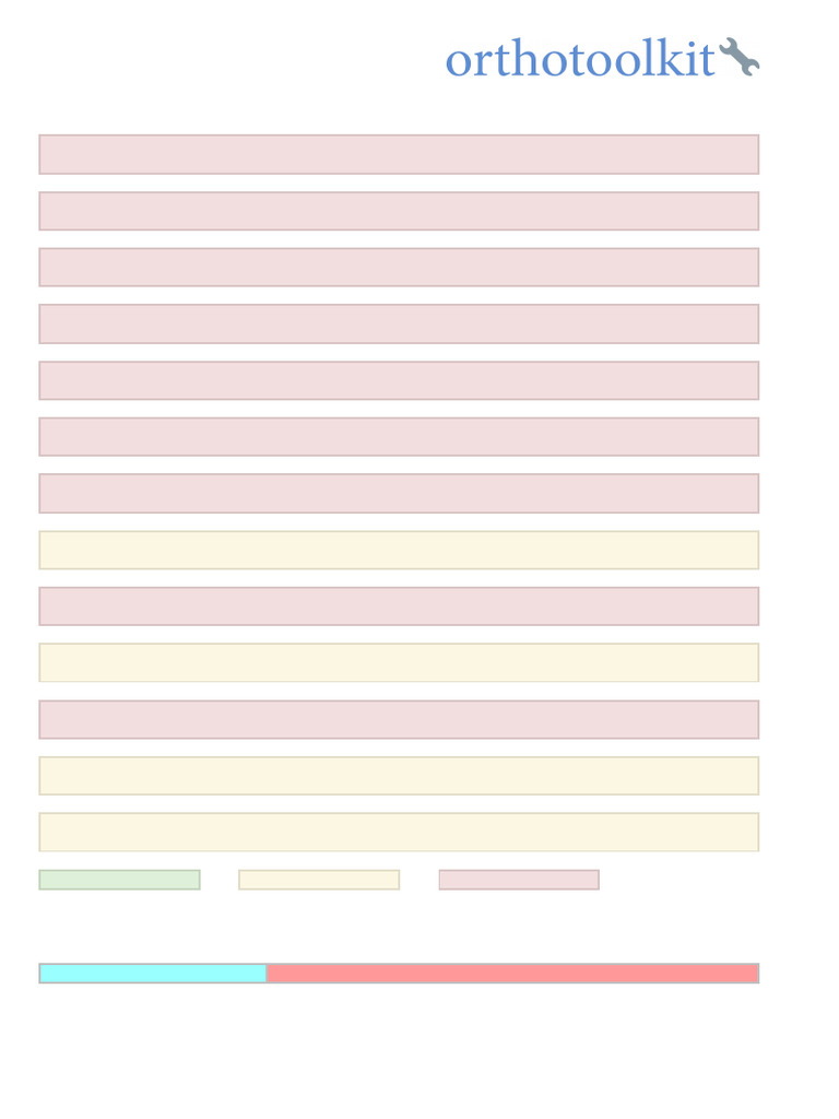 OrthoToolKit Shoulder Pain and Disability Index (SPADI) Score Report ...