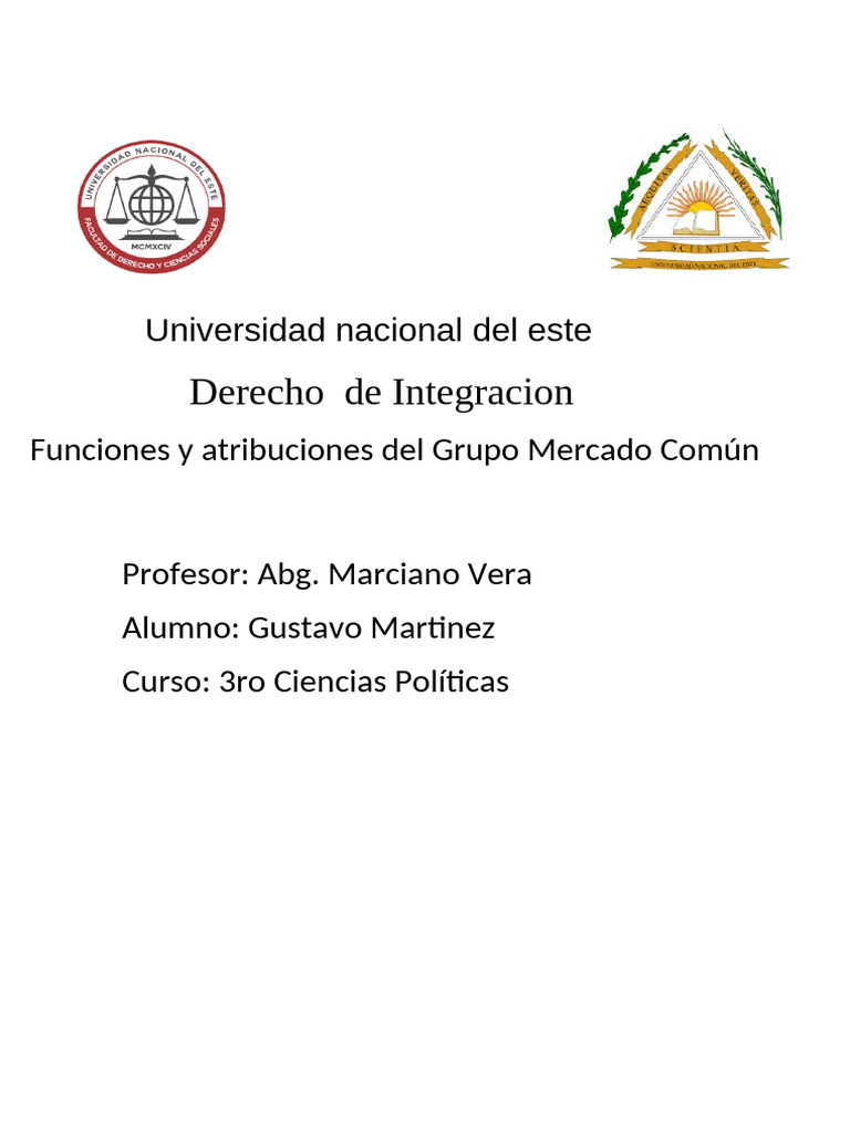 Funciones del Grupo Mercado Común | PDF | Comunidad Económica Europea ...