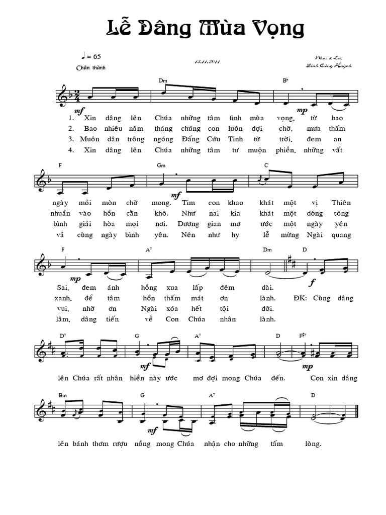 LeDangMuaVong DCH | PDF