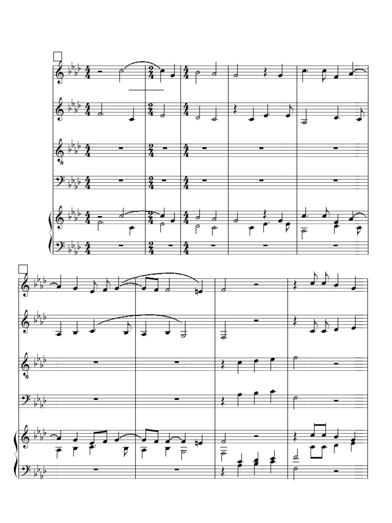 Byrd Mass 4 Voices Gloria | PDF