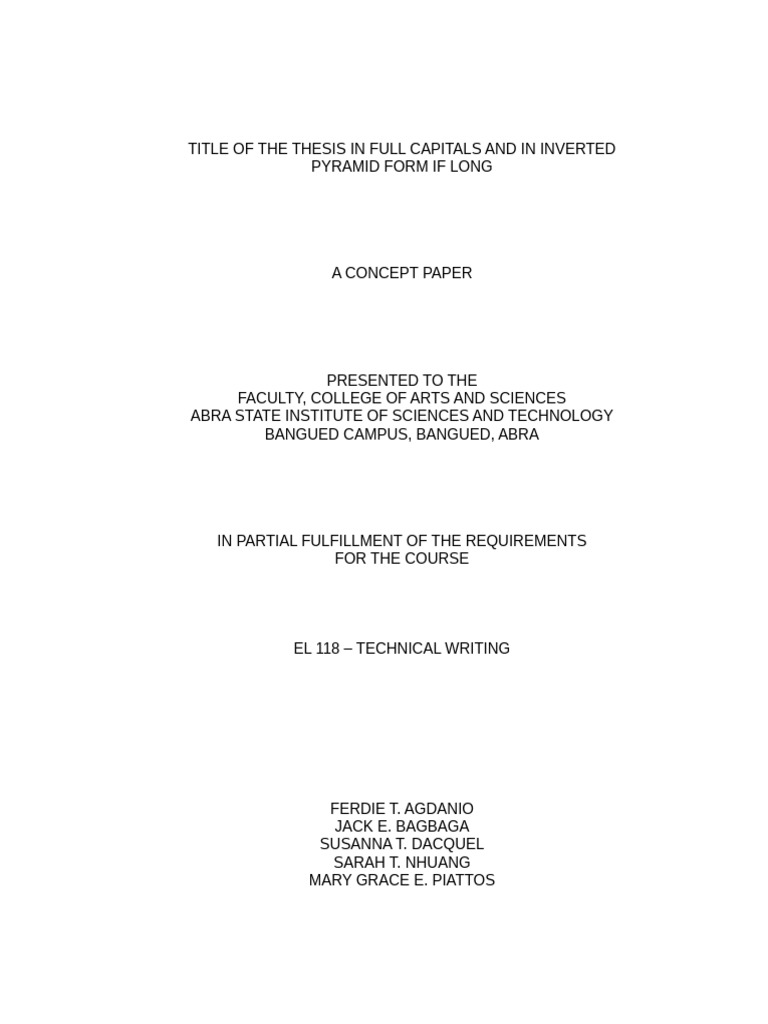 Concept-Paper-Format | PDF | Conceptual Model | Cognition