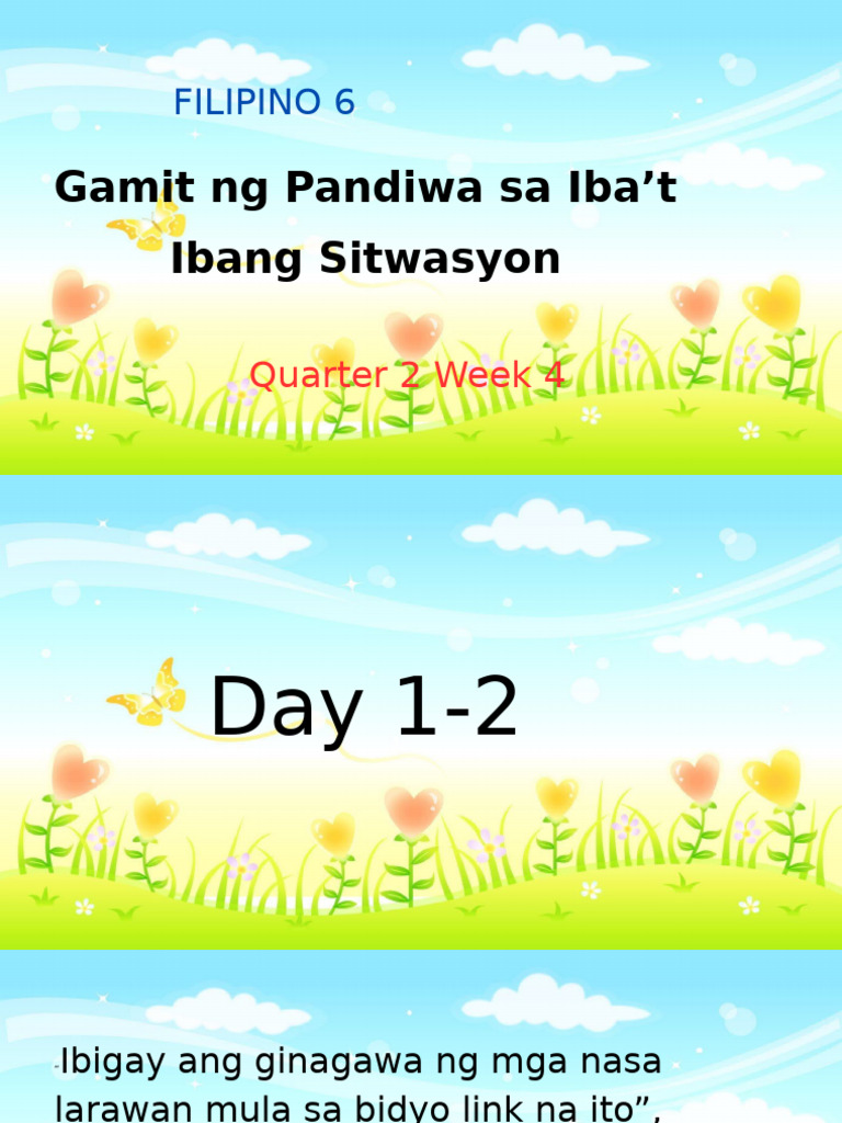 Q2 PPT Week 4 Fil 6 | PDF