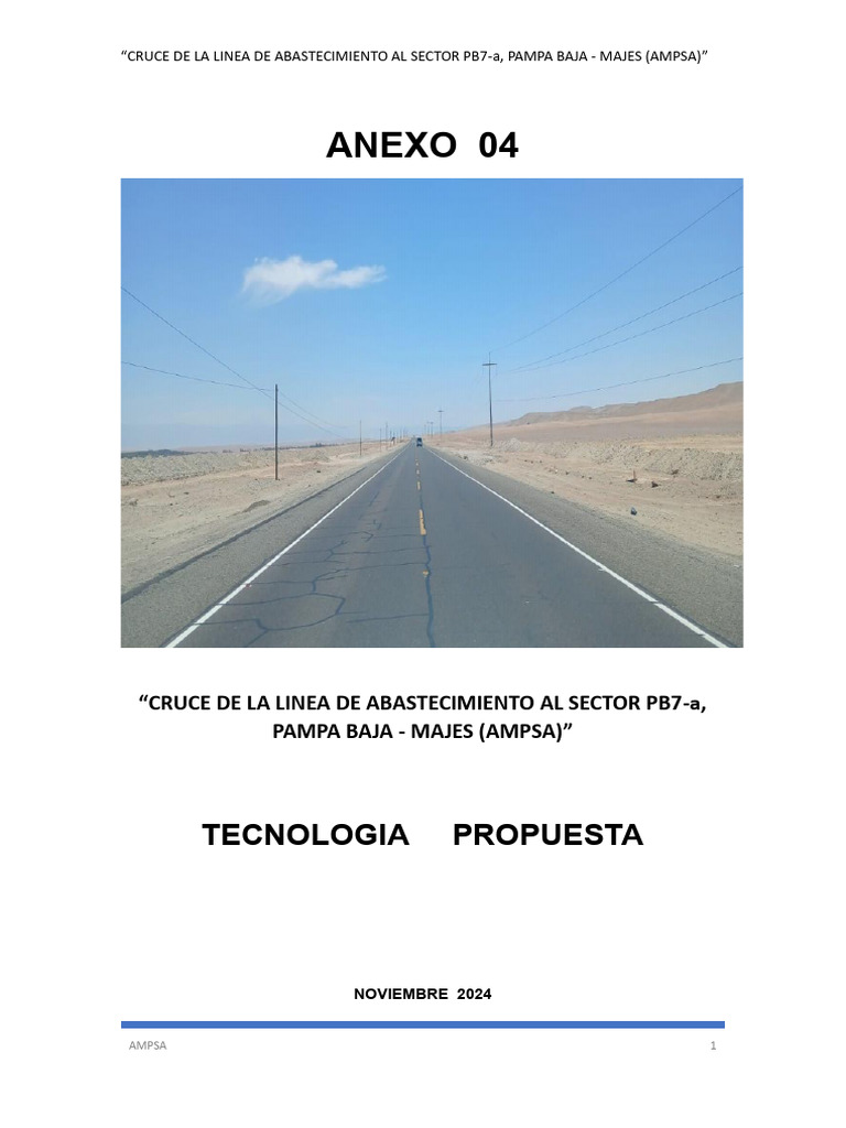 ANEXO 04 | PDF | Perforación | Tubería (transporte de fluidos)