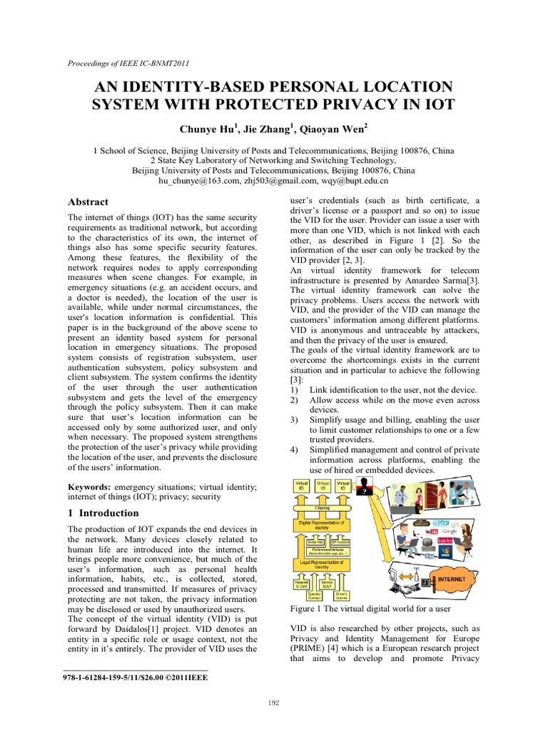 An Identity-Based Personal Location System With Protected Privacy in ...