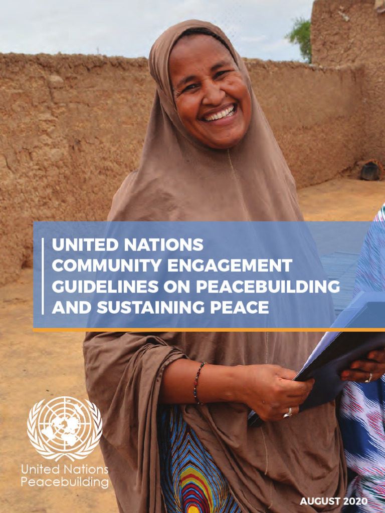 UN Guidelines for Community Peacebuilding | PDF | Peacebuilding | Community