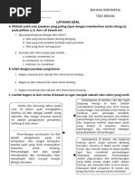 Contoh Teks Rekon dan Kaidahnya | PDF