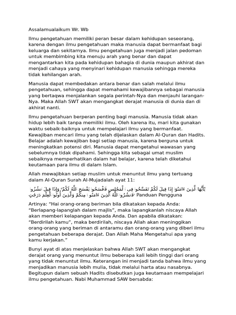 Tugas Ceramah A.islam | PDF