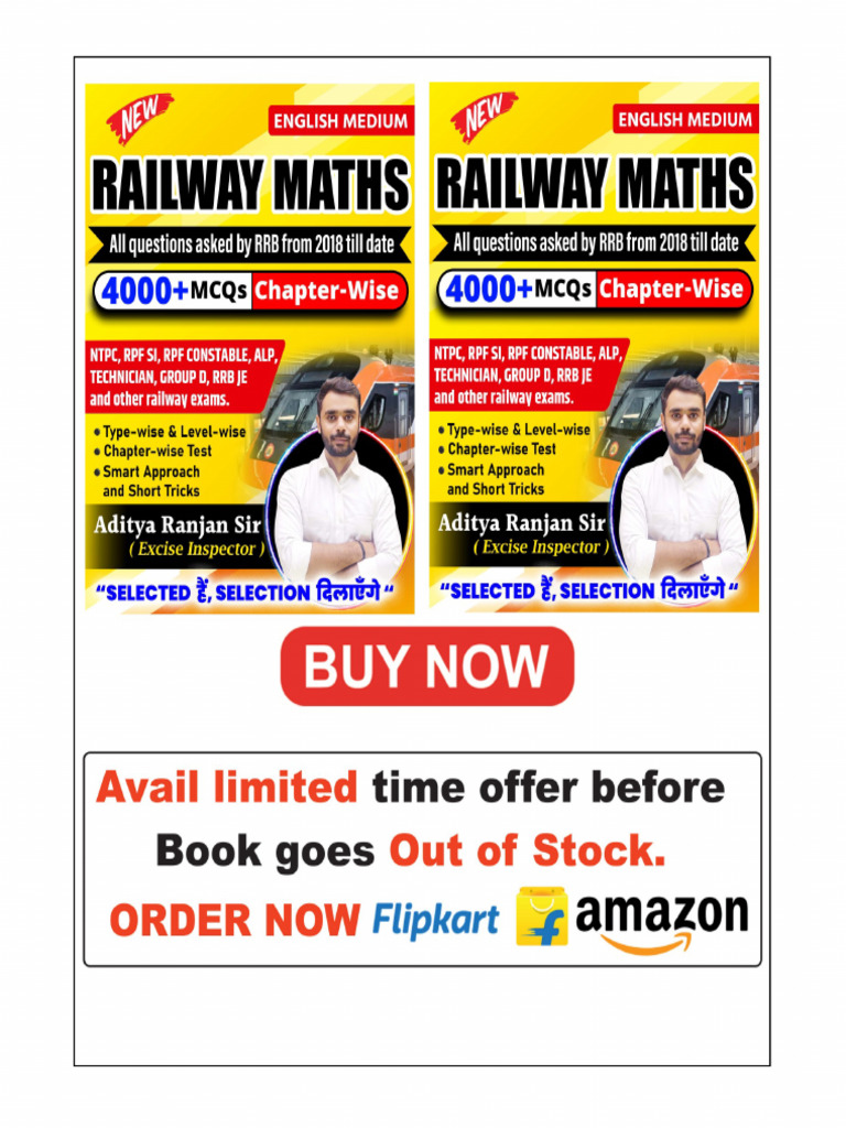 Sample PDF Railway Maths (1) | PDF | Mathematics