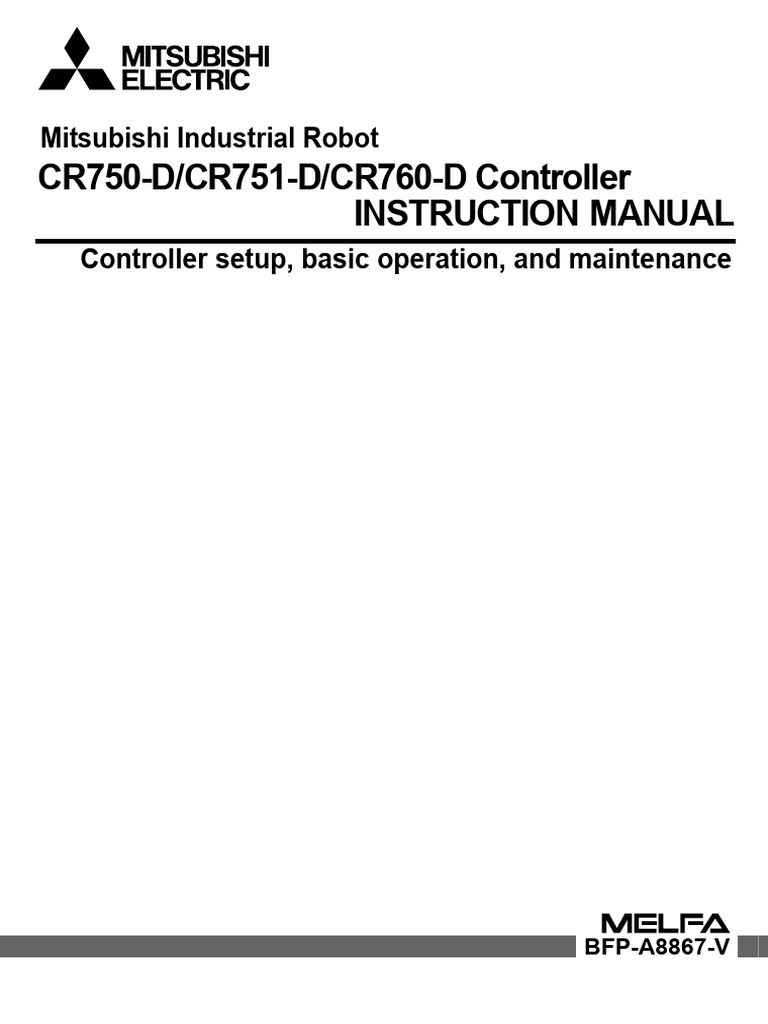 CR750-D,CR751-D,CR760-D - Instruction Manual (Setup, Operation, Maintenance) BFP-A8867-V (12.15 ...