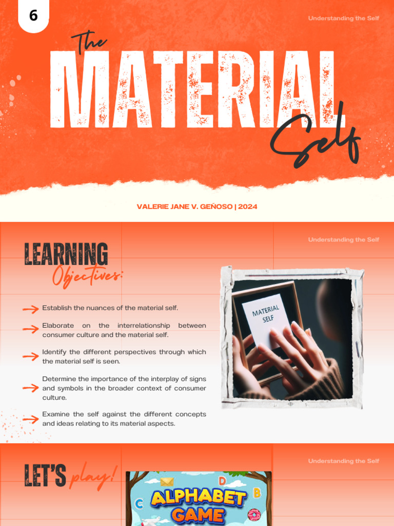 Chapter 6 - The Material Self | PDF | Self | Consumerism