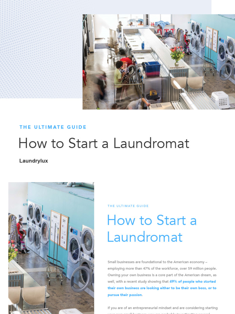 Laundrylux-How-to-Start-a-Laundromat | PDF | Washing Machine