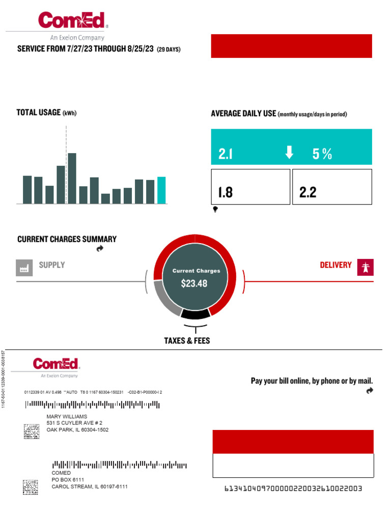 Comed | PDF | Cheque | Debit Card