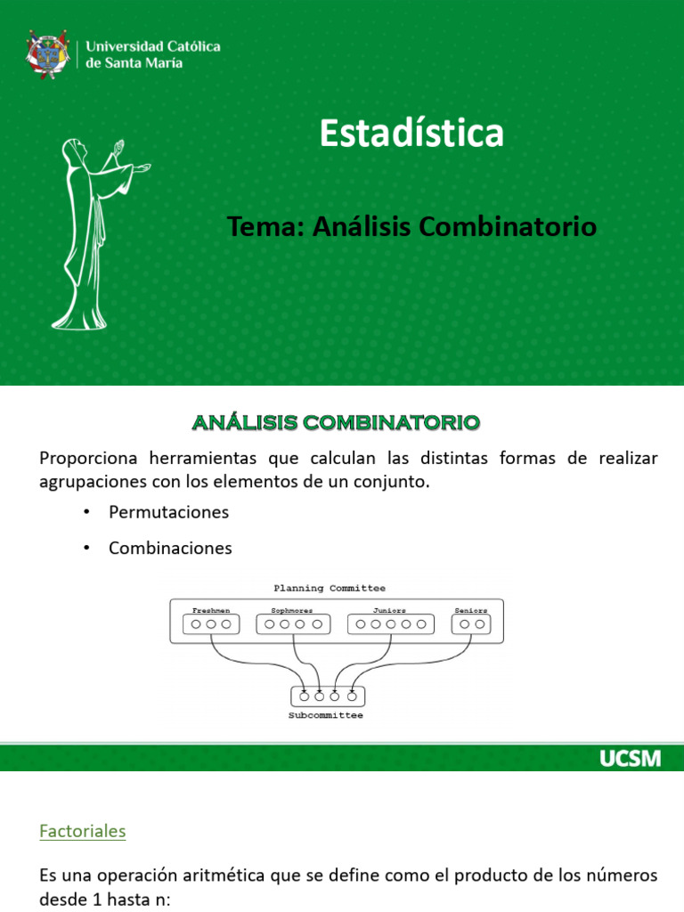TEMA_Análisis Combinatorio | PDF | Combinatoria | Matemáticas discretas