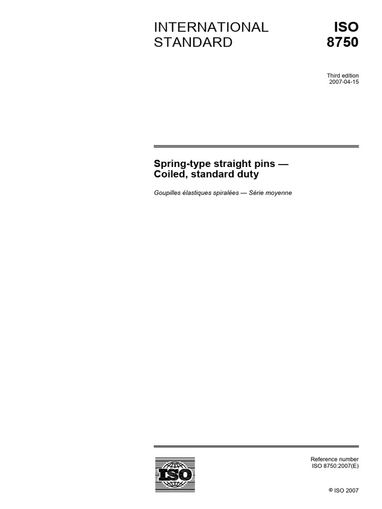 ISO-8750-2007 | PDF | International Organization For Standardization ...