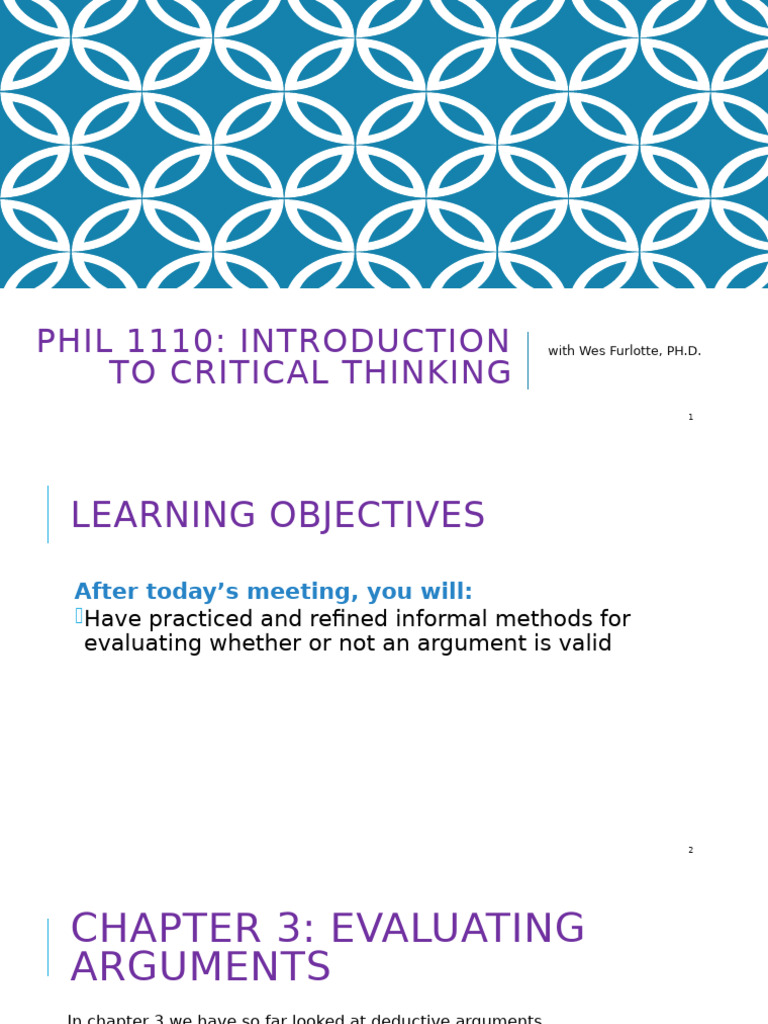 Critical Thinking for Students | PDF | Argument | Deductive Reasoning