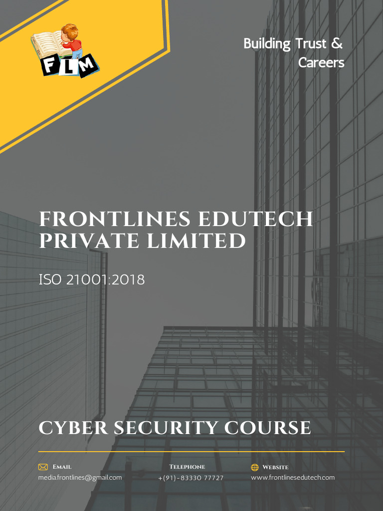 Cyber Security Course Syllabus Brochure N | PDF | Software ...