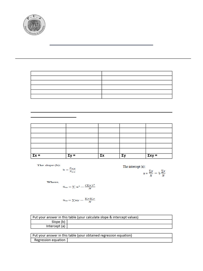 Linearity Sheet | PDF