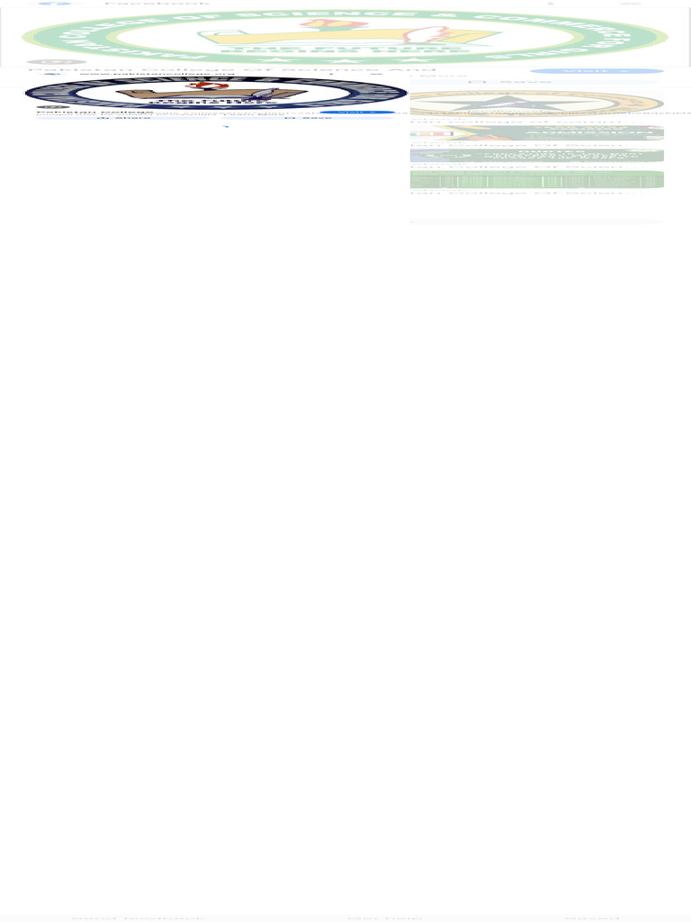 Pakistan College of Science and Commerce | PDF