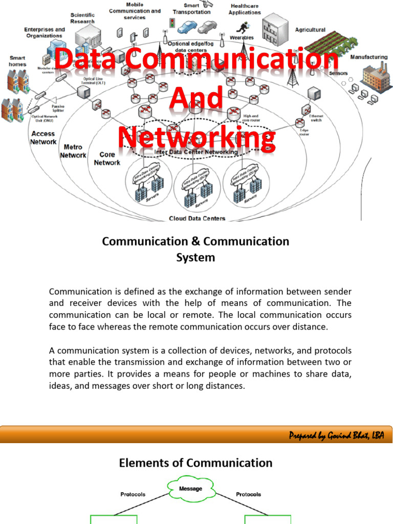 Datacommunicationandnetworking 1 Pdf Computer Network Transmission Medium