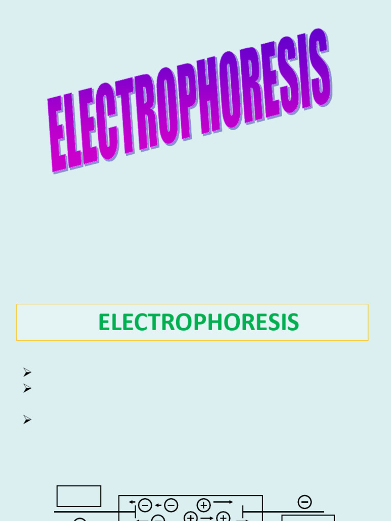 Electrophoresis | PDF | Gel Electrophoresis | Agarose Gel Electrophoresis