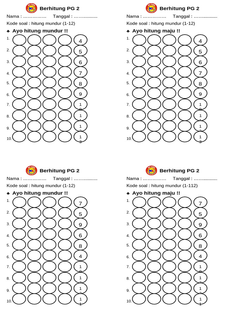 HITUNG Mundur PG2 | PDF