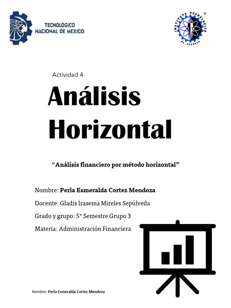 T3 U2 2 ANALISIS FINANCIERO (Método Horizontal) | PDF