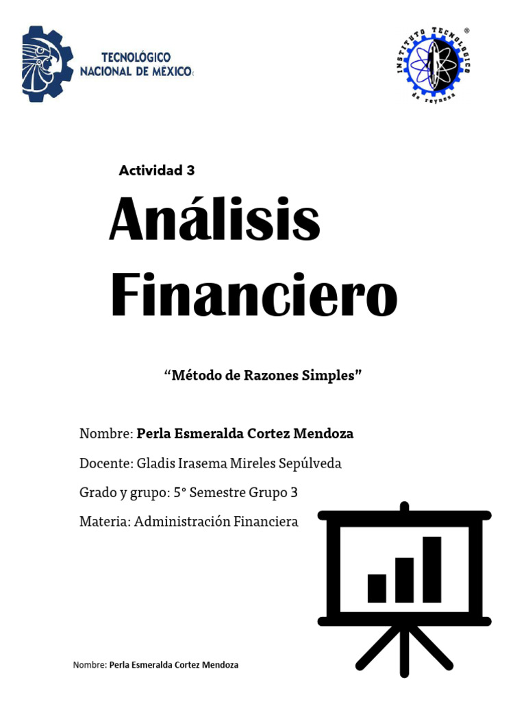 T3 U2 1 ANALISIS FINANCIERO (Razones Simples) | PDF | Business | Interés