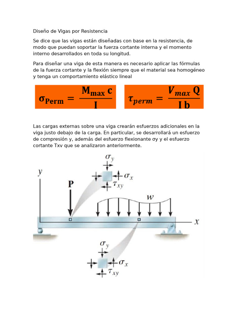 Diseño de Vigas Por Resistencia | PDF