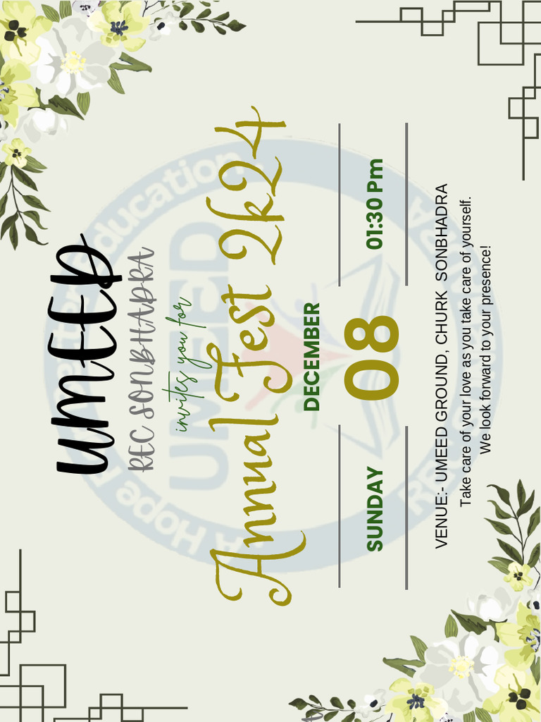 UMEED Invitation-1 | PDF