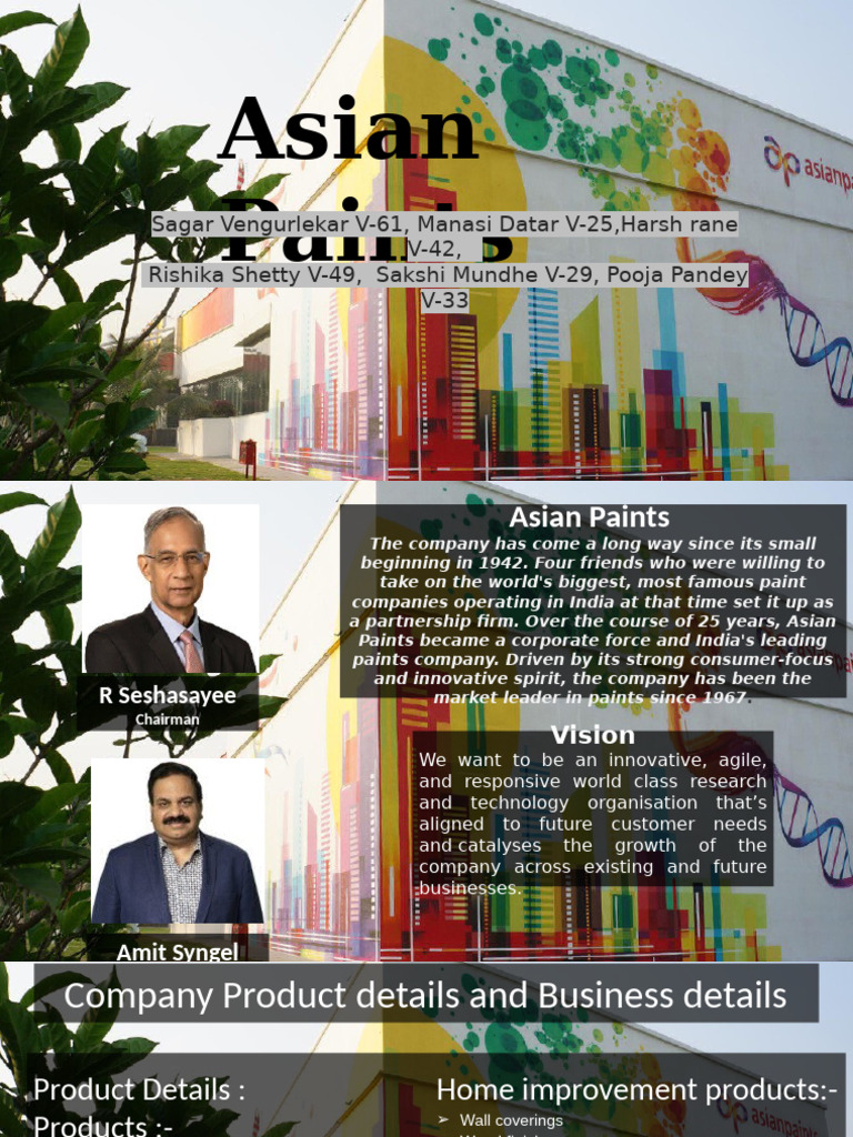 Asian Paints ECO New-1 | PDF | Revenue | Paint