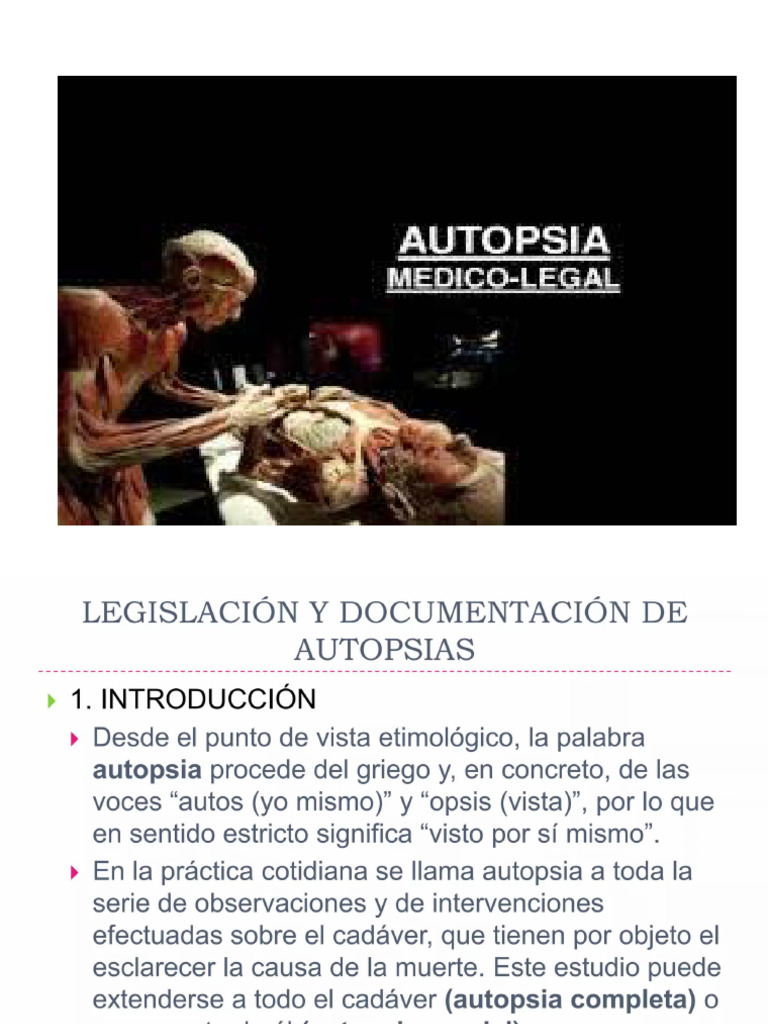 Tema 16 Autopsia | PDF | Autopsia | Jurisprudencia médica