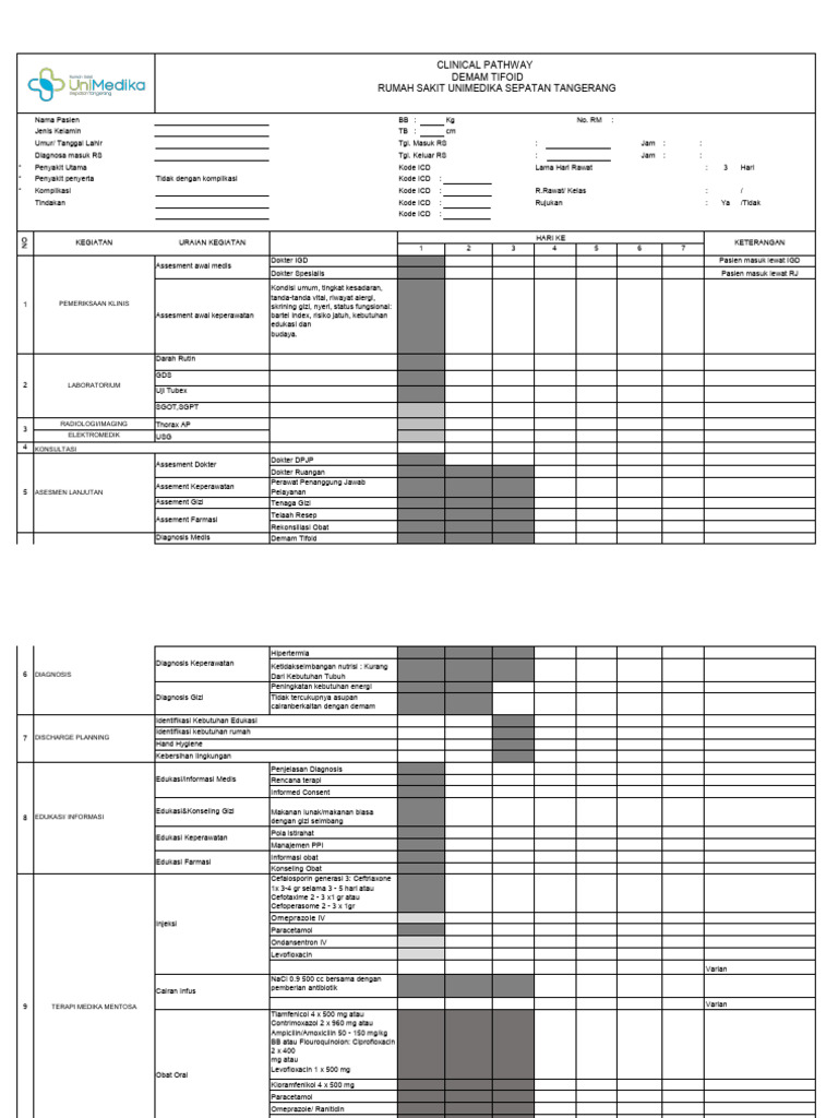 CP Demam Tifoid Fix | PDF