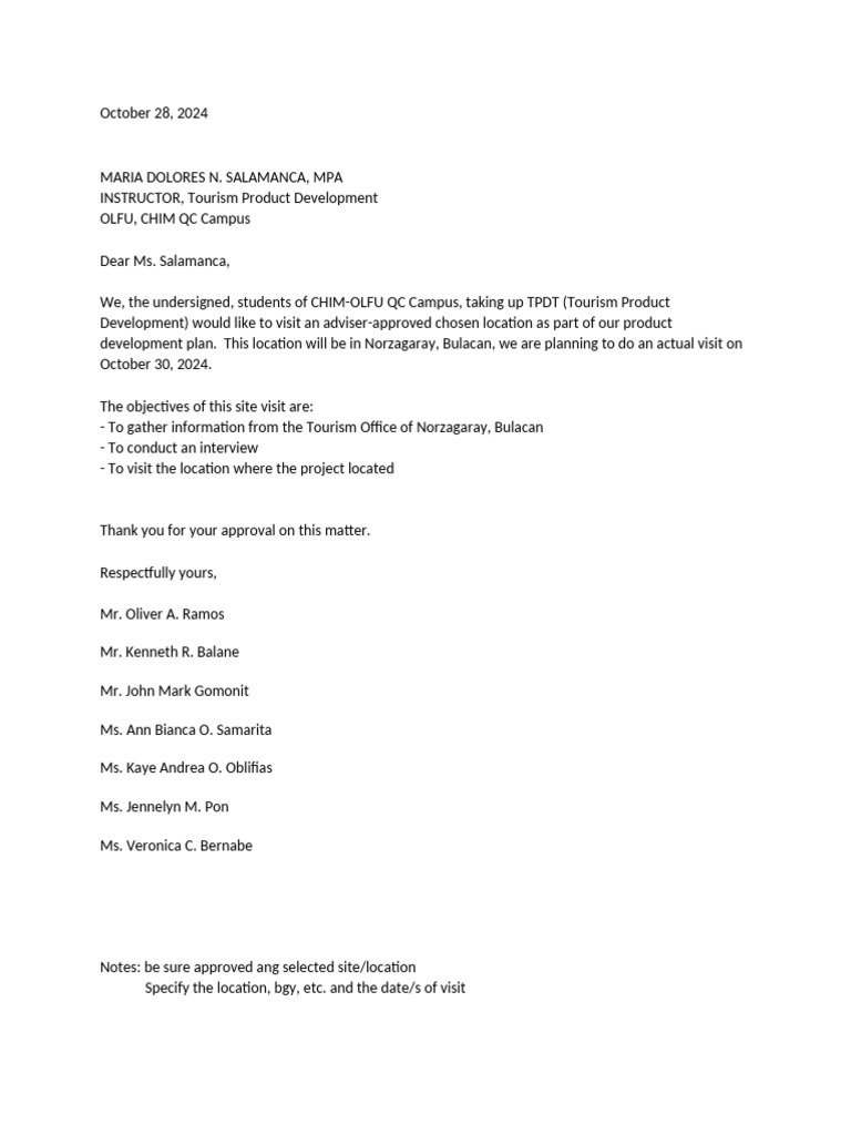 Tpdt-Letter Ramos Group | PDF