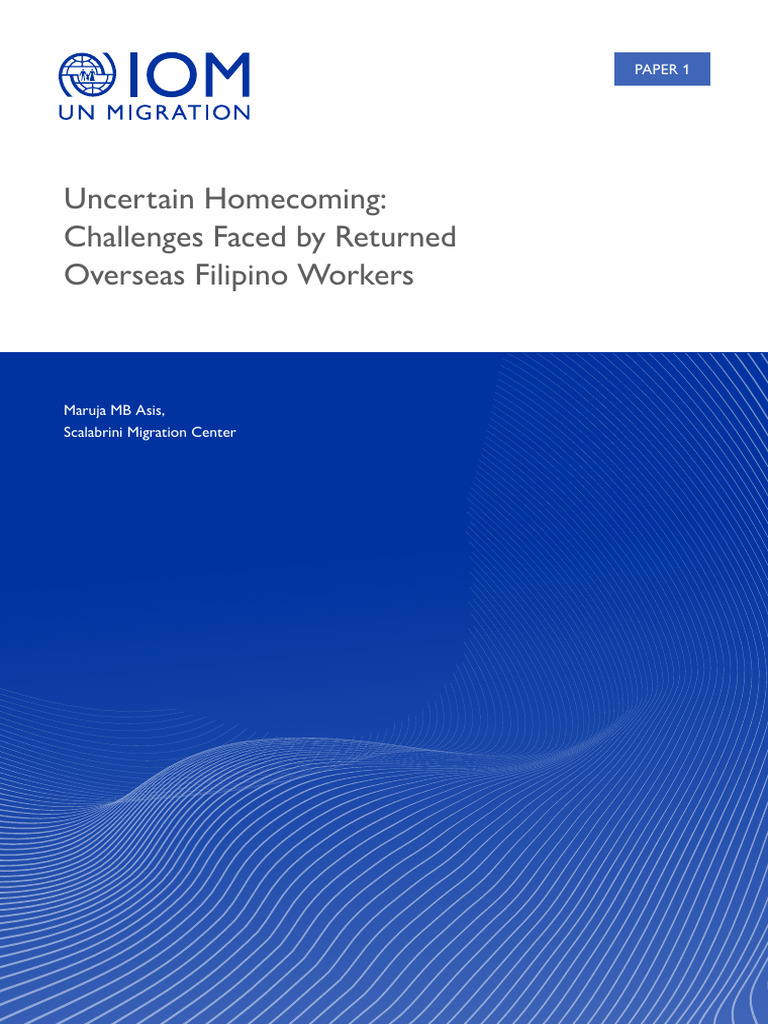 Returned OFWs: Regional Challenges | PDF | Philippines