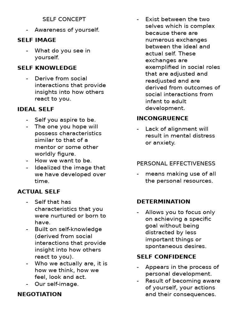 Understanding Self-Concept and Development | PDF | Bulimia Nervosa ...
