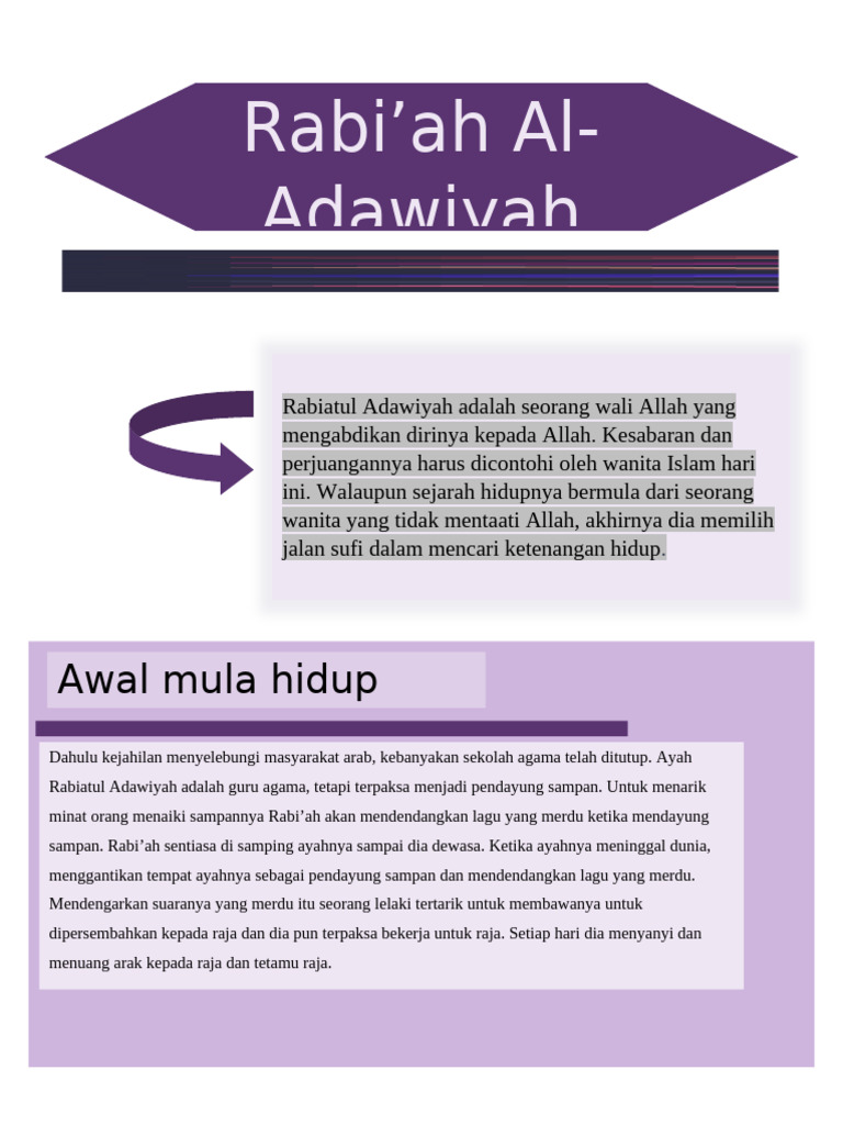Rabi'ah Al-Adawiyah: Kisah Sufi Wanita | PDF