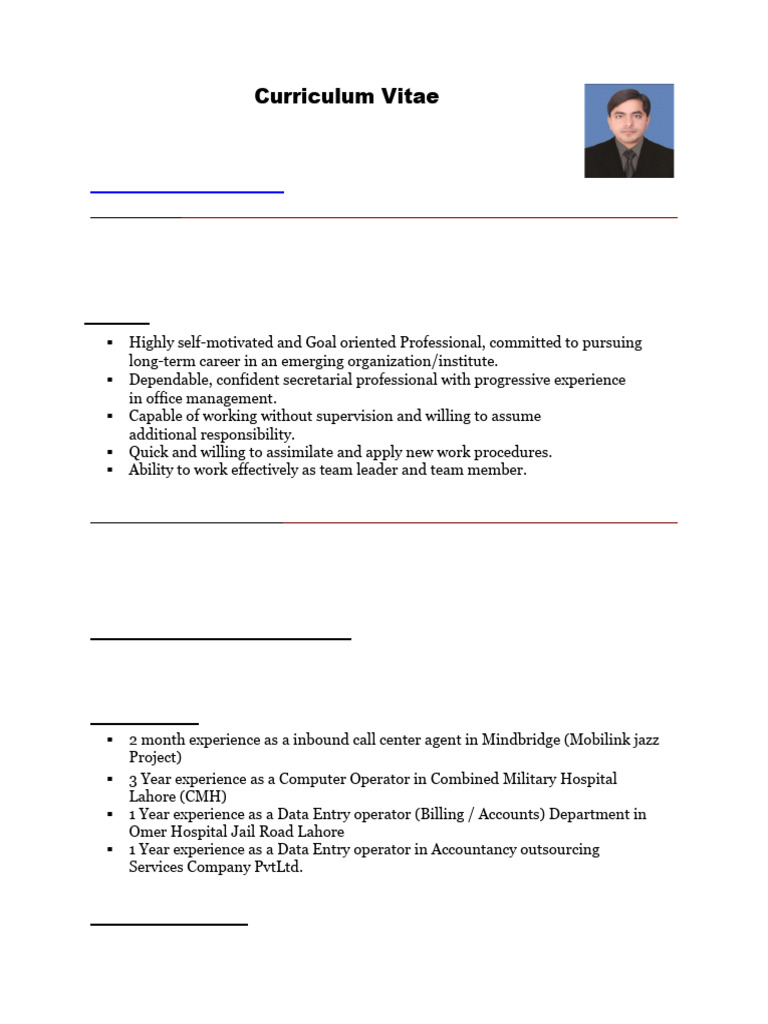Resume Amir Nisar-converted | PDF